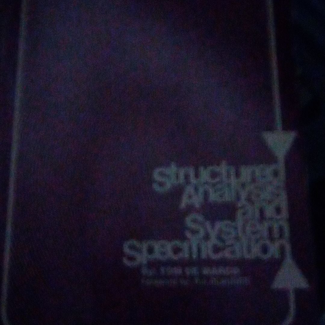 Structured Analysis and System Specification by Tom Demarco