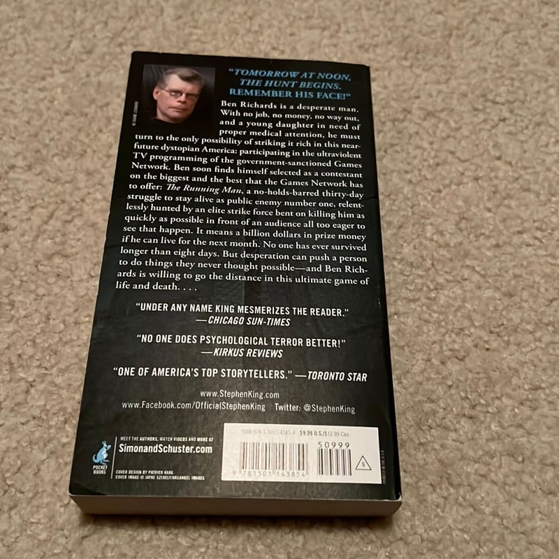The Running Man by Richard Bachman, Paperback | Pangobooks
