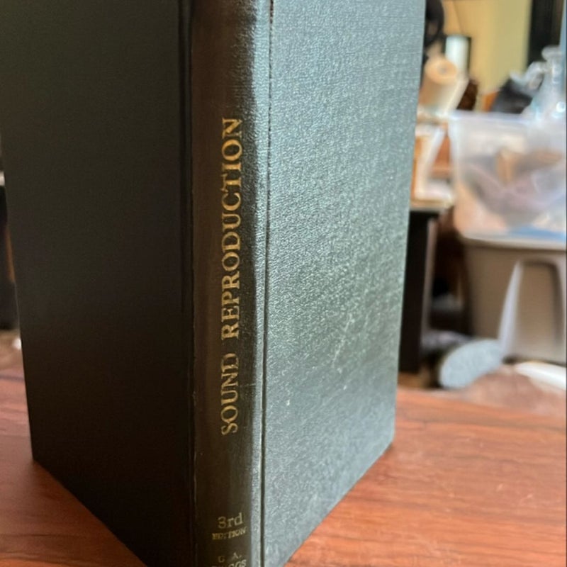 Sound Reproduction by G.A. Briggs , Hardcover | Pangobooks