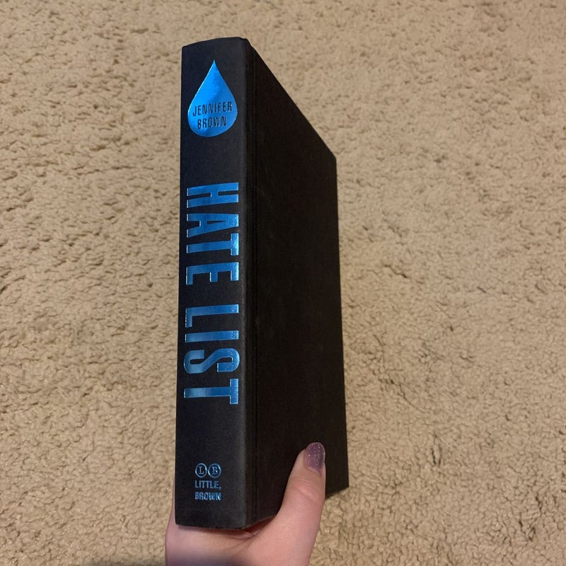 Hate List by Jennifer Brown, Hardcover | Pangobooks