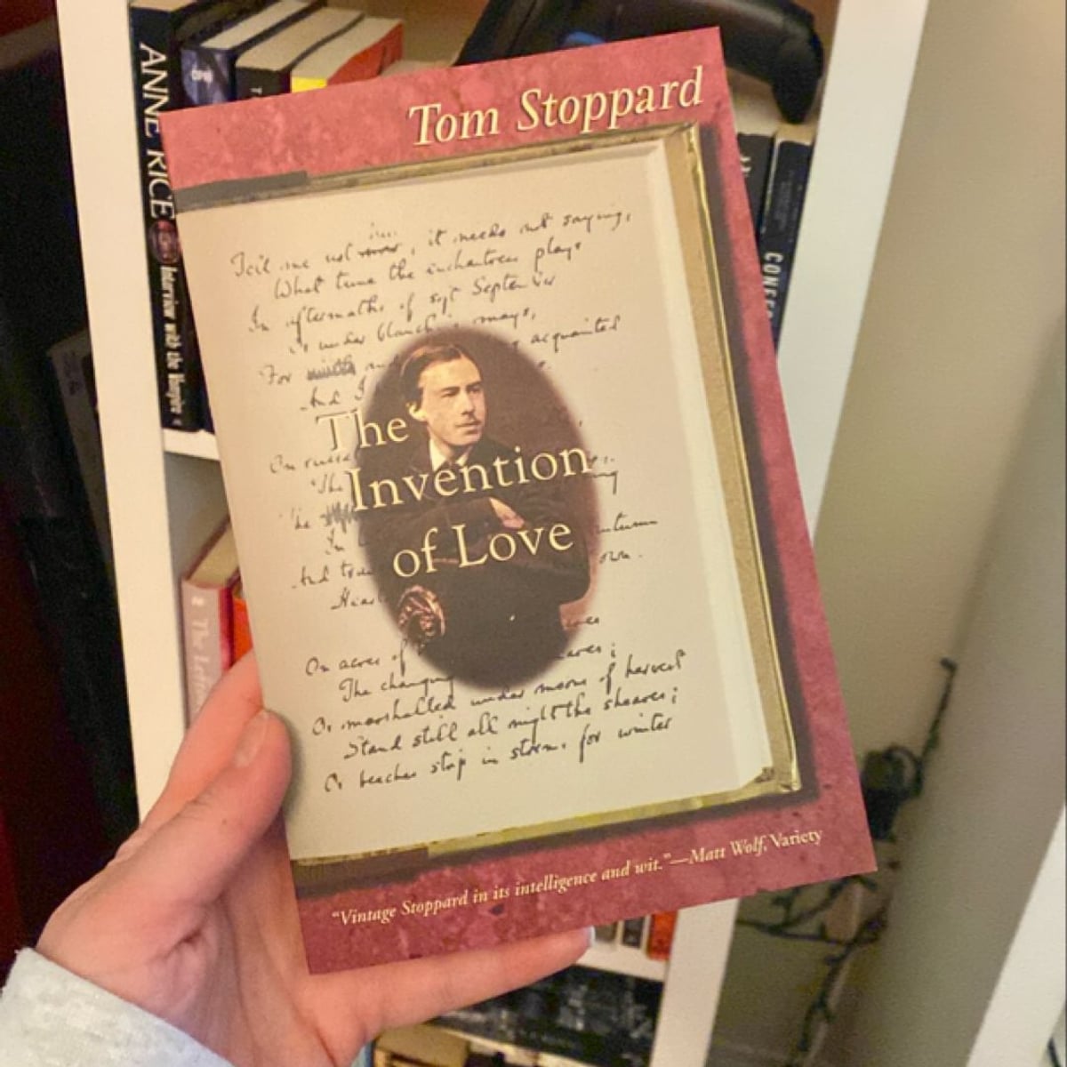 The Invention of Love by Tom Stoppard
