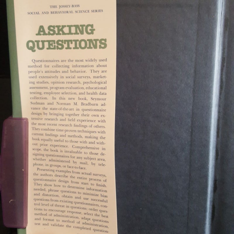 Asking Questions by Seymour Sudman, Hardcover | Pangobooks