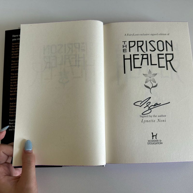 The Prison Healer Fairyloot Edition by Lynette Noni, Hardcover | Pangobooks