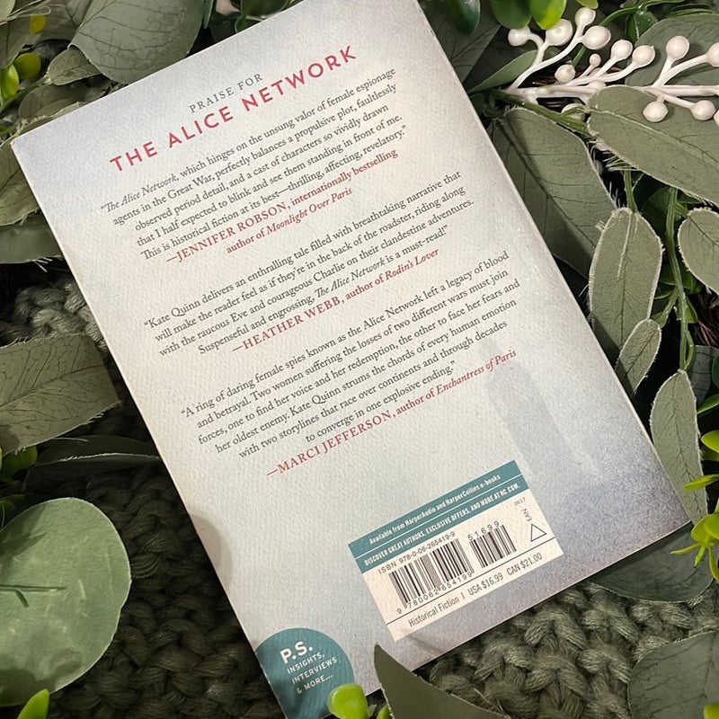 The Alice Network by Kate Quinn, Paperback | Pangobooks