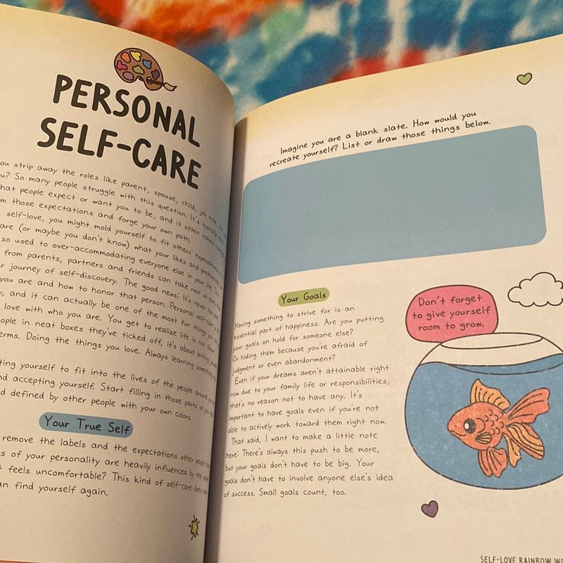 Self-Love Rainbow Workbook by Dominee Calderon