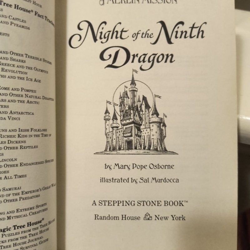 Night of the Ninth Dragon by Mary Pope Osborne