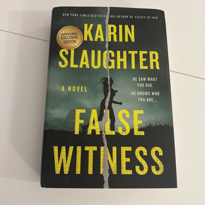 False Witness by Karin Slaughter, Hardcover | Pangobooks