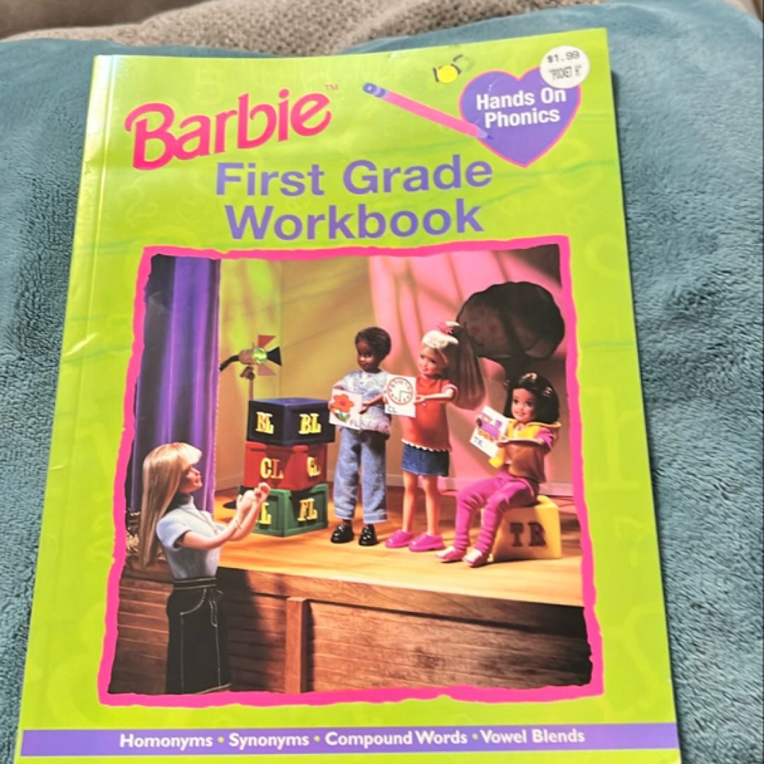 Barbie first grade workbook vintage 90s by Barbie, Paperback | Pangobooks