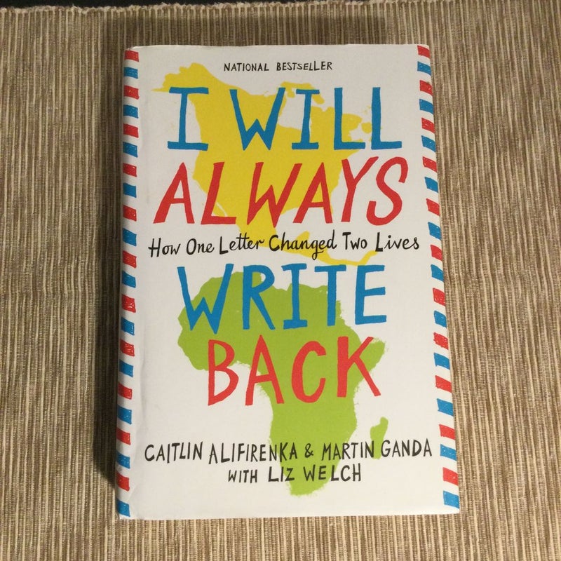 I Will Always Write Back by Martin Ganda, Hardcover | Pangobooks