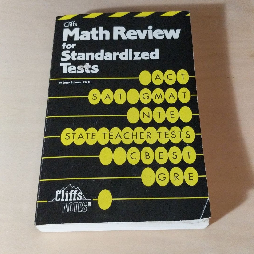 Math Review for Standardized Tests by Jerry Bobrow, Peter Z. Orton, Ray ...