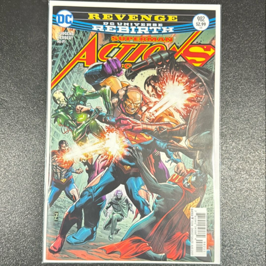 Superman Action # 982 Revenge DC Universe Rebirth by DC Comics ...