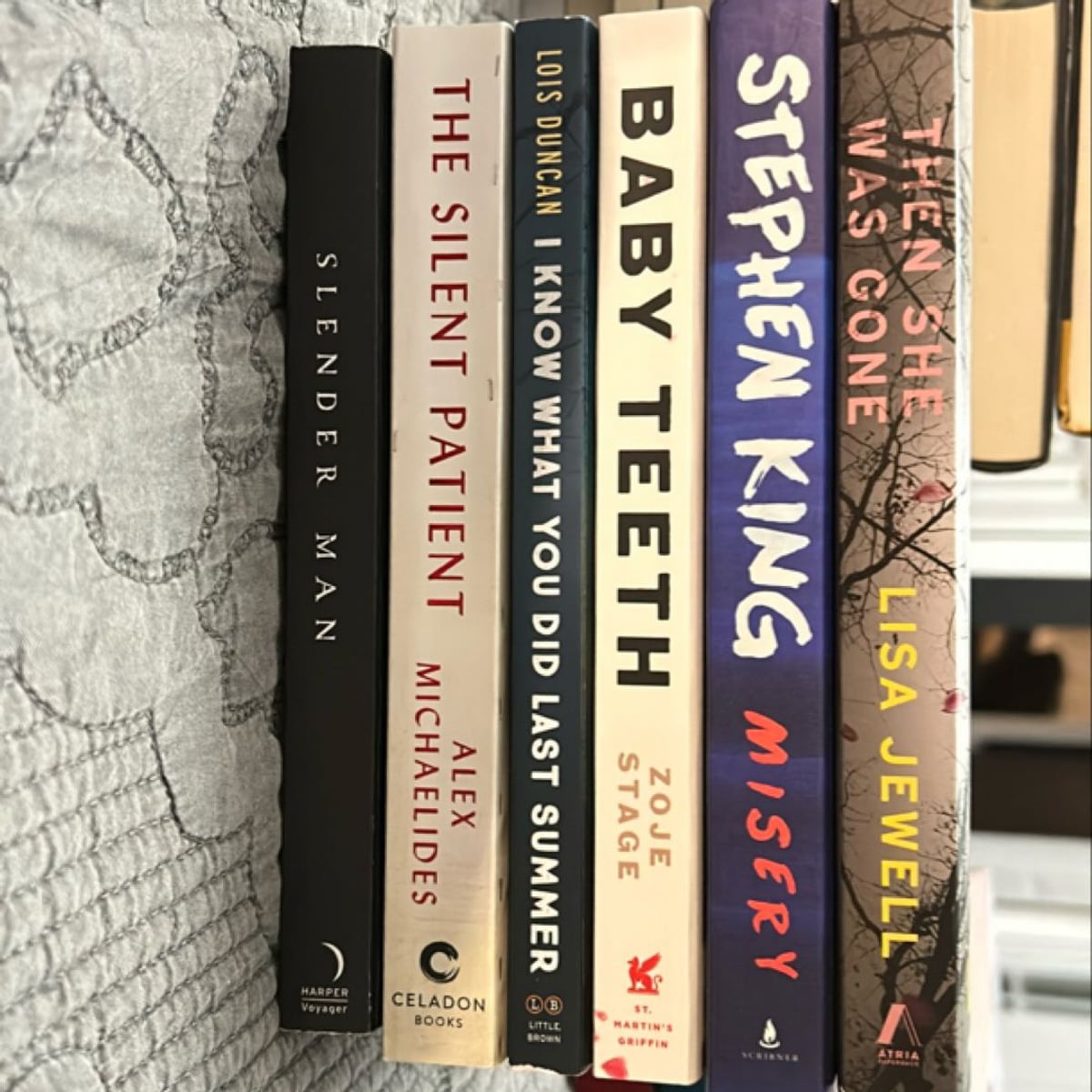 Book Bundle by Lisa Jewell, Stephen King, Zoje Stage, Lois Duncan, Alex ...