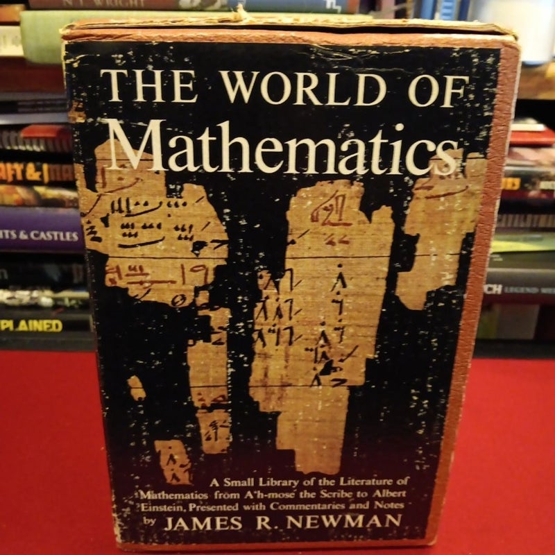 The World of Mathematics 1st 1956 Edition in Slip box 4 Volumes by ...
