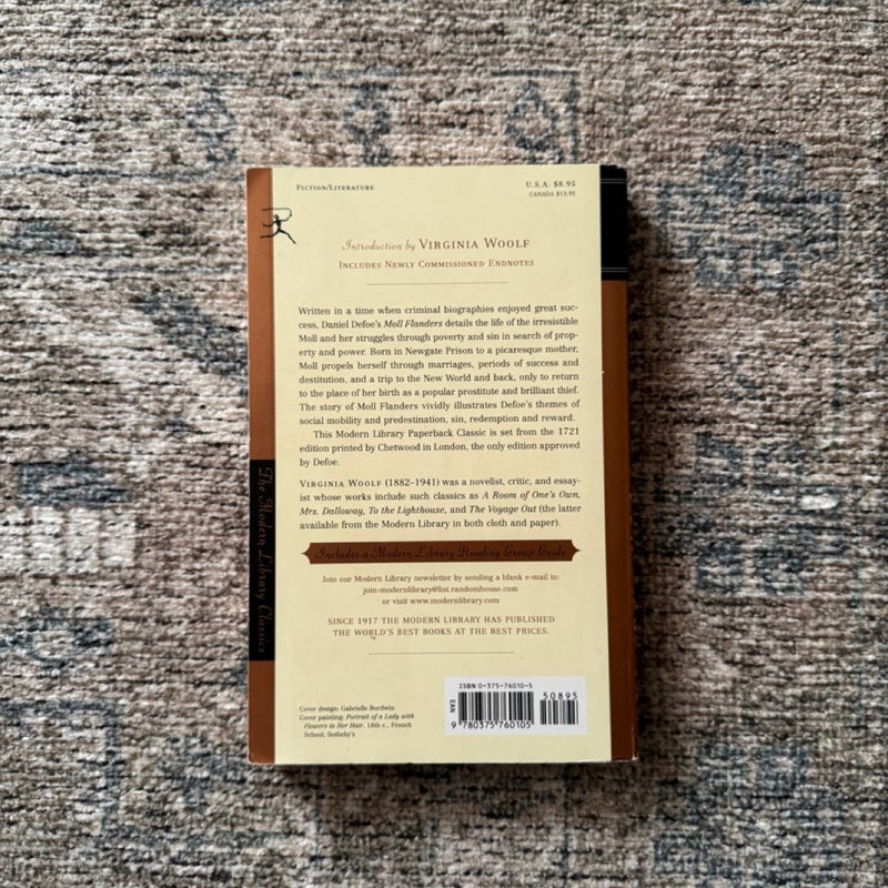 Moll Flanders by Daniel Defoe; Virginia Woolf, Paperback | Pangobooks