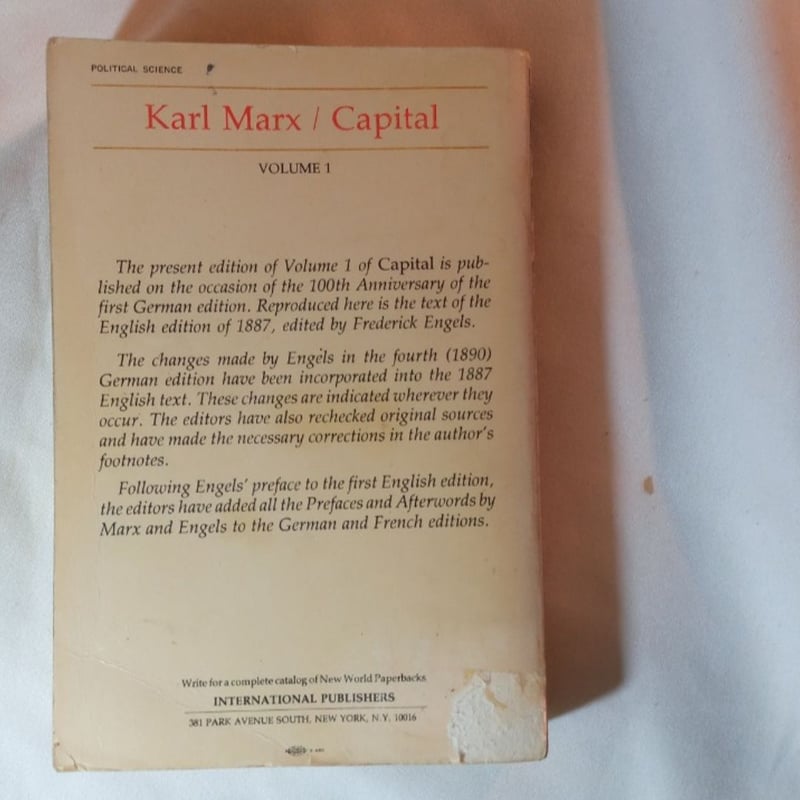 Capital (1977, Eight Printing) by Karl Marx, Paperback | Pangobooks