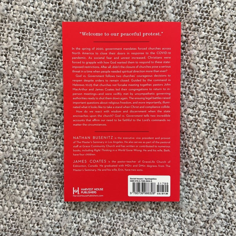 God vs. Government by Nathan Busenitz, Paperback | Pangobooks