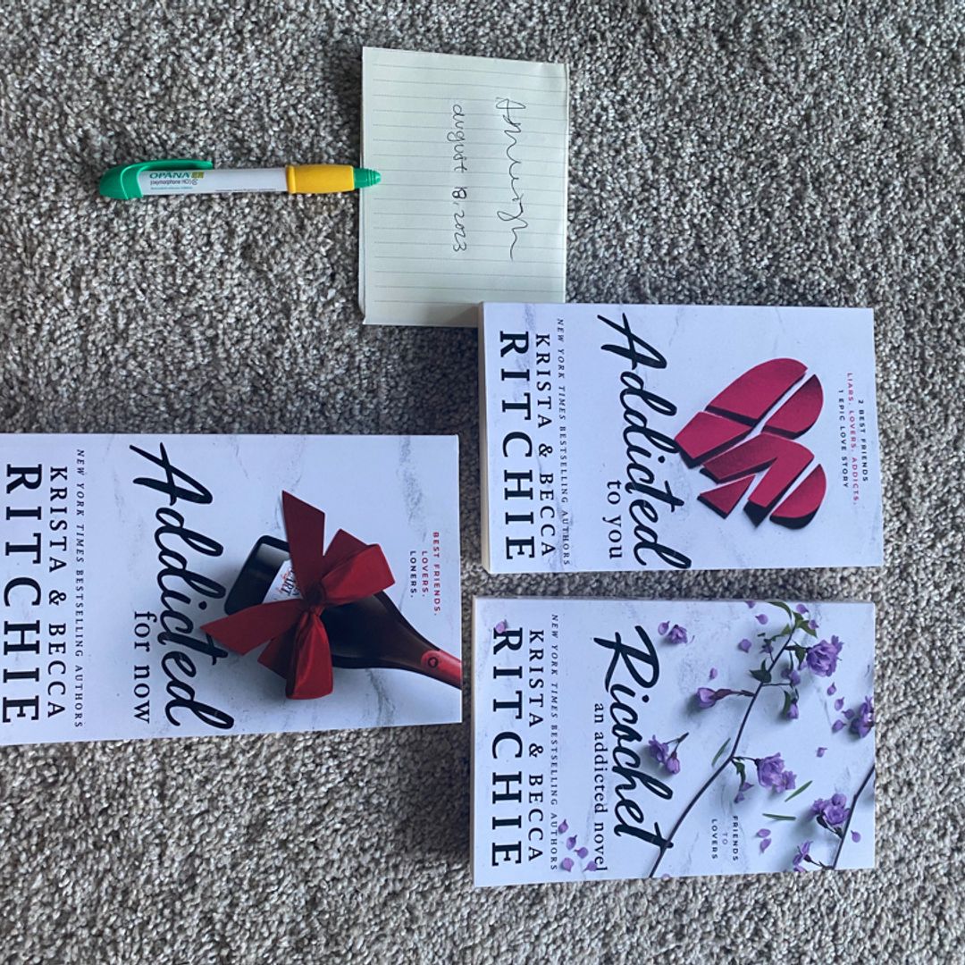 Addicted Series 1-3 *OOP indie covers* by Krista and Becca Ritchie ...