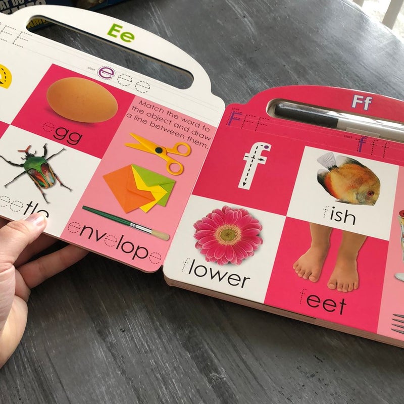 Wipe Clean: Letters by Roger Priddy, Hardcover | Pangobooks