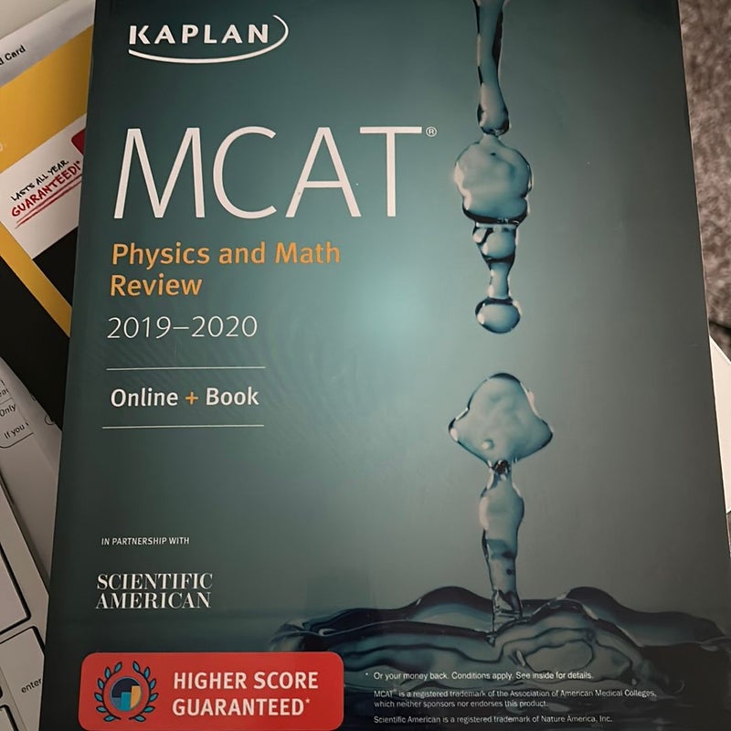 MCAT Physics and Math Review 2019-2020 by Kaplan Test Prep
