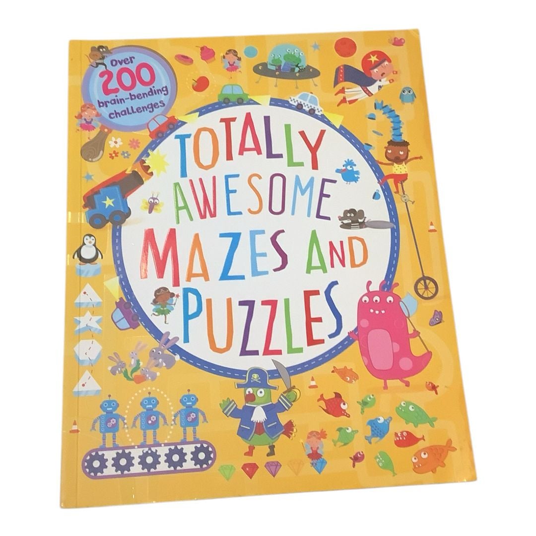 Totally Awesome Mazes and Puzzles by William Potter, Becky Wilson ...