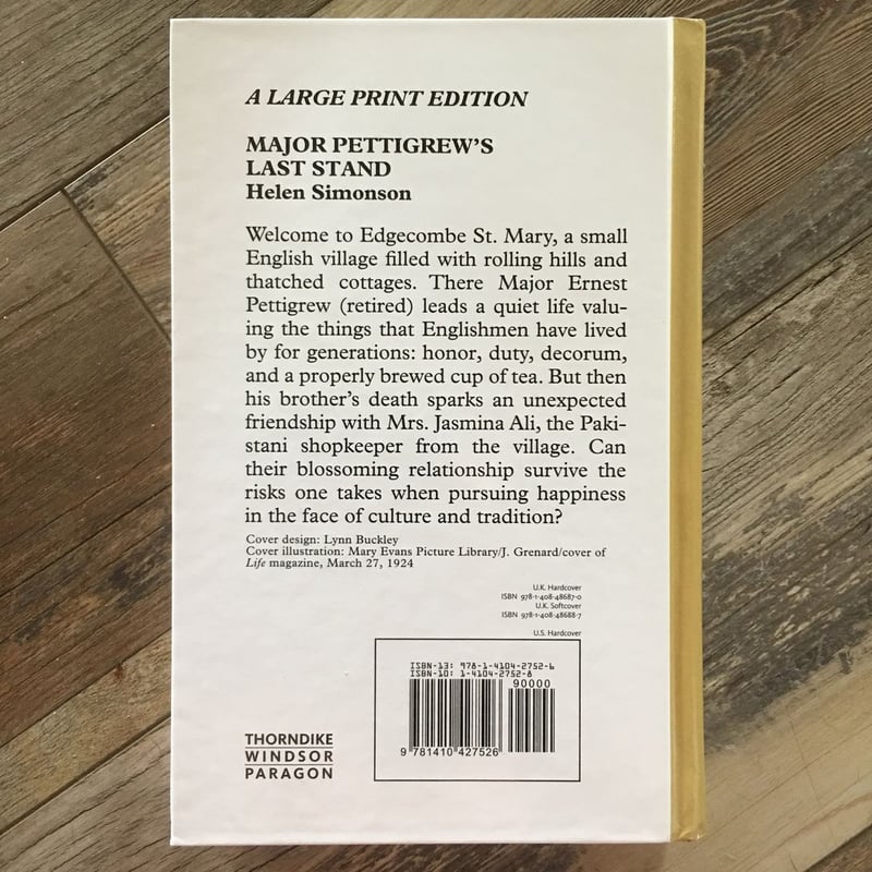 Major Pettigrew's Last Stand by Helen Simonson