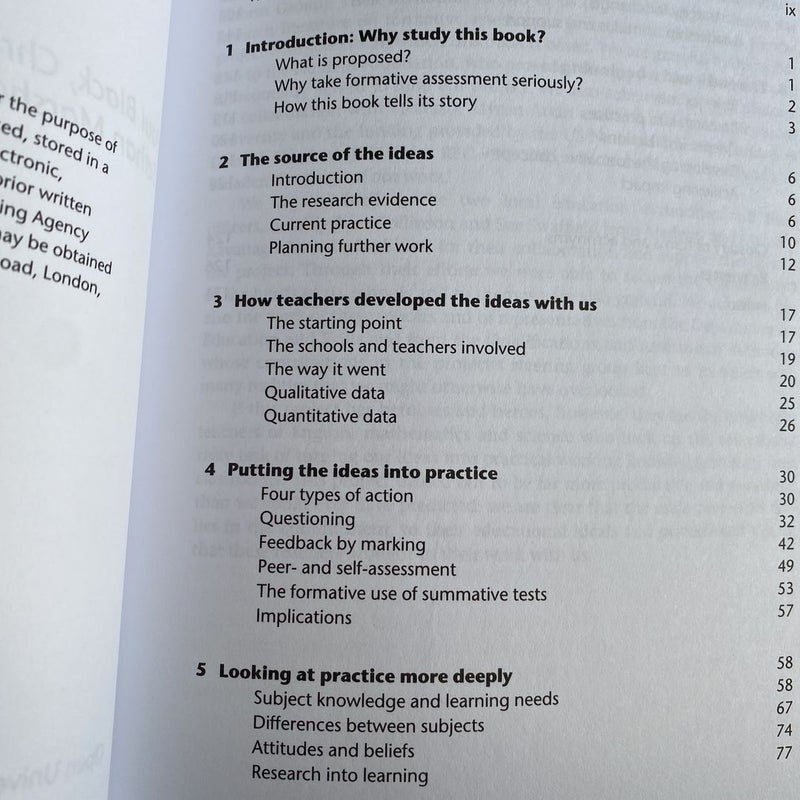 Assessment for Learning by Paul Black, Chris Harrison, Clara Lee ...