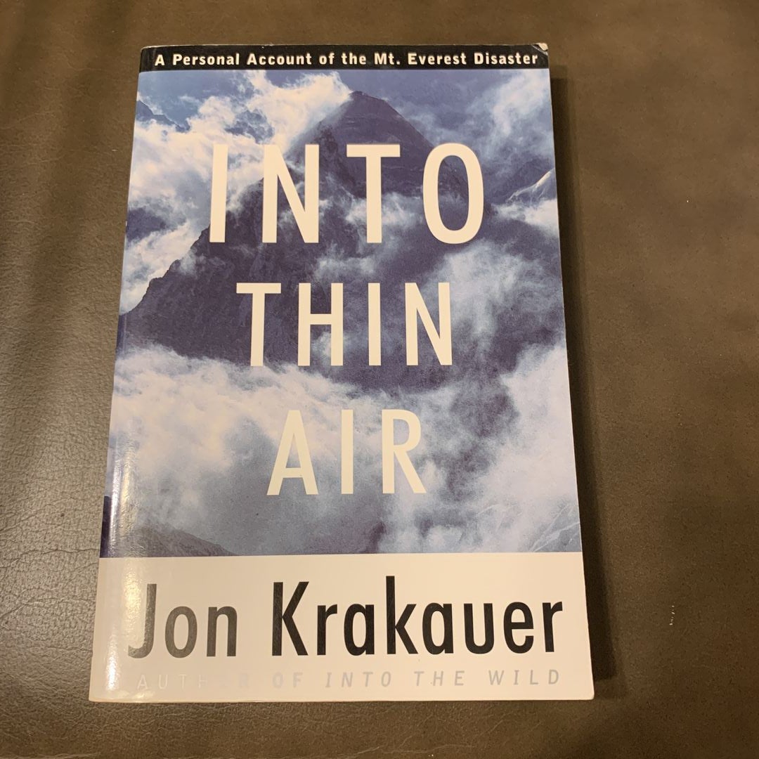 Into Thin Air by Jon Krakauer