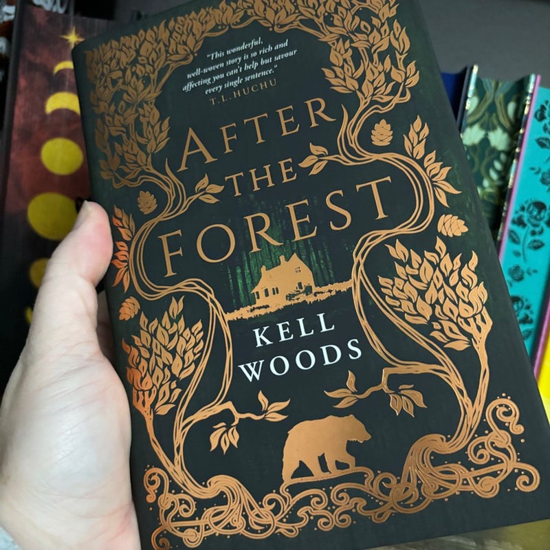 Illumicrate after the forest - stenciled edges, hardcover design ...