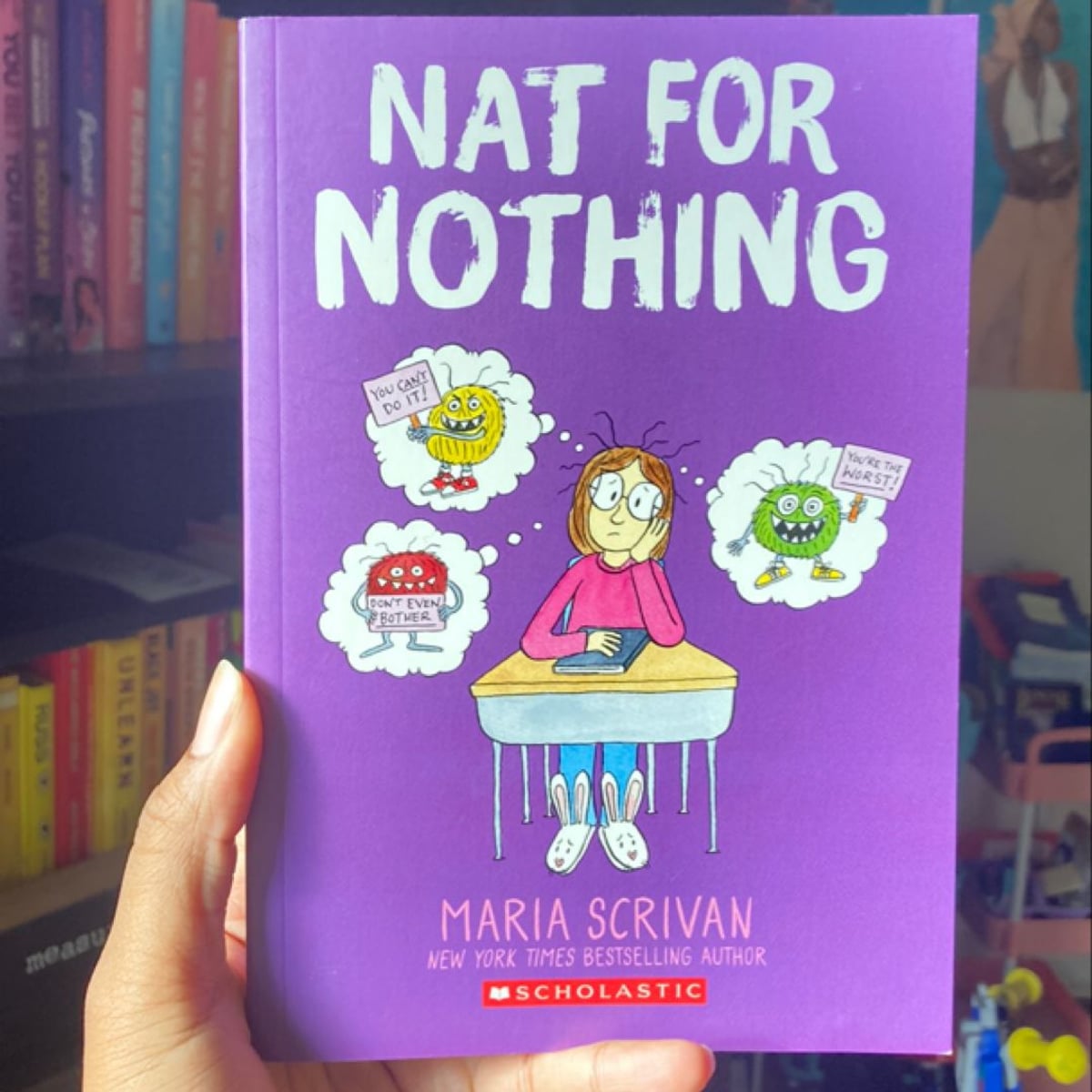Nat for Nothing: a Graphic Novel (Nat Enough #4) by Maria Scrivan