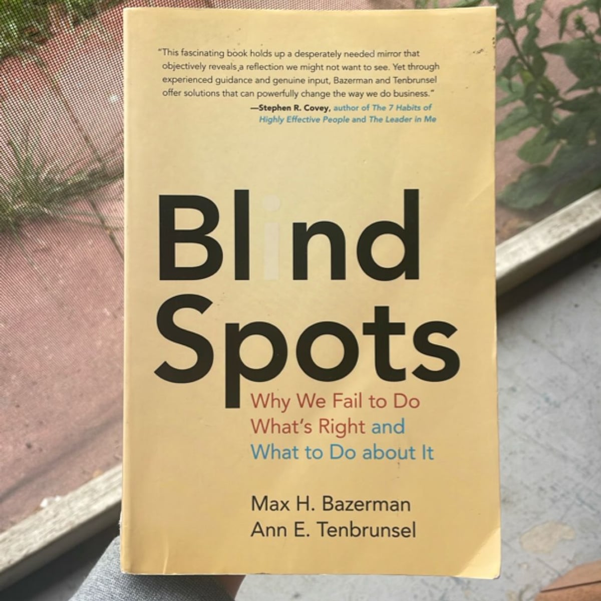 Blind Spots by Max H. Bazerman, Ann E. Tenbrunsel