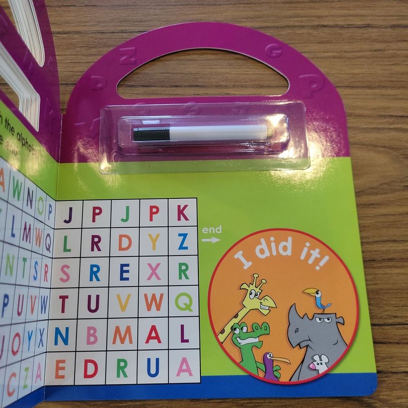My ABCs Wipe-off Board Book with DVD by Sandviks HOP, Inc. Staff