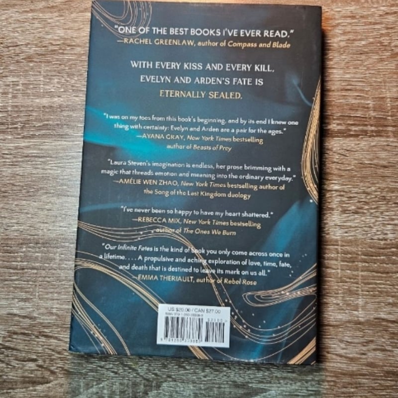 Our Infinite Fates Barnes and Noble edition By Laura Steven by Laura ...