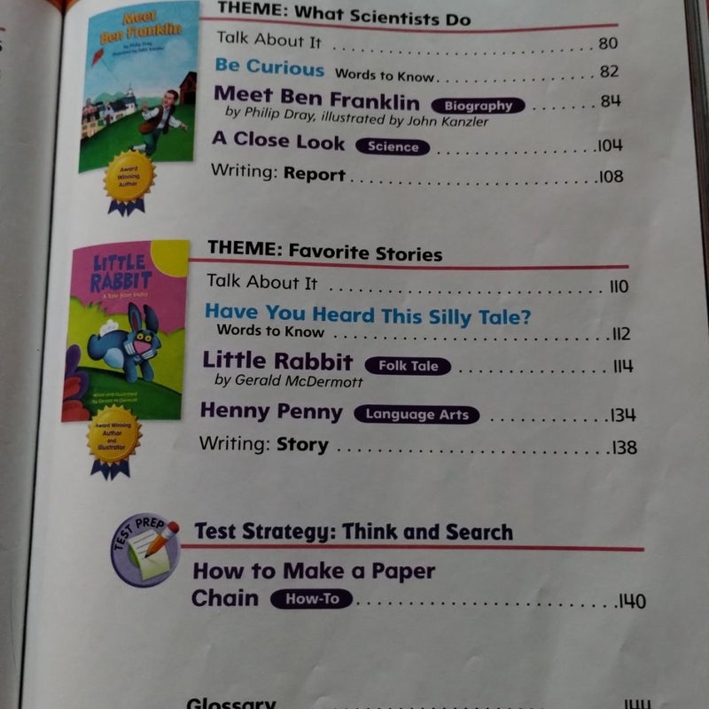 Treasures, a Reading/Language Arts Program, Grade 1, Book 4 Student ...