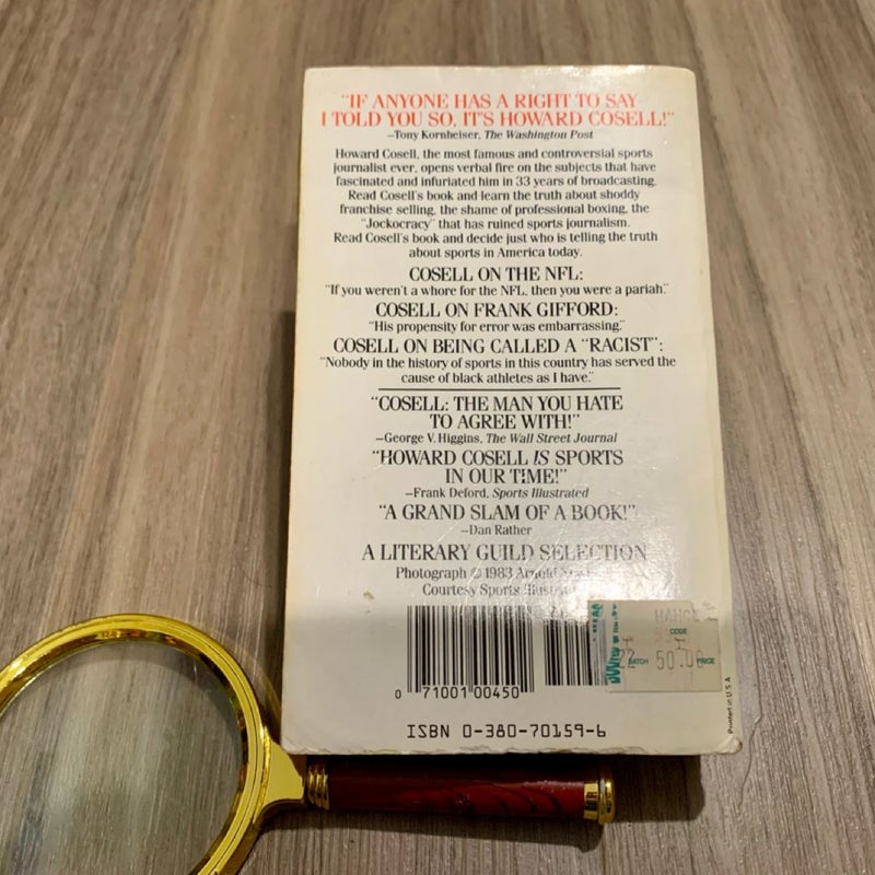 I Never Played the Game by Howard Cosell; Peter Bonventre, Paperback ...