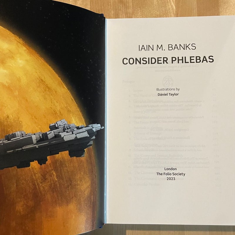 Consider Phlebas by Ian M. Banks (The Folio Society Illustrated Edition ...