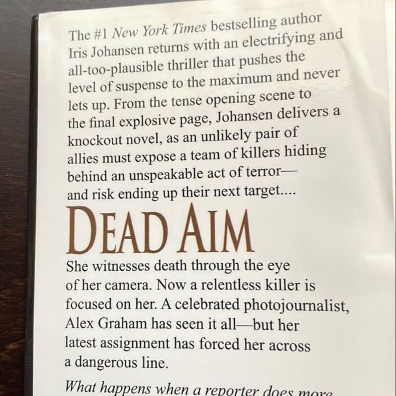 Dead Aim by Iris Johansen, Hardcover | Pangobooks