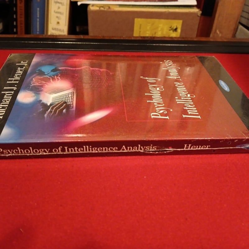Psychology of Intelligence Analysis by Richard J. Heuer, Paperback ...