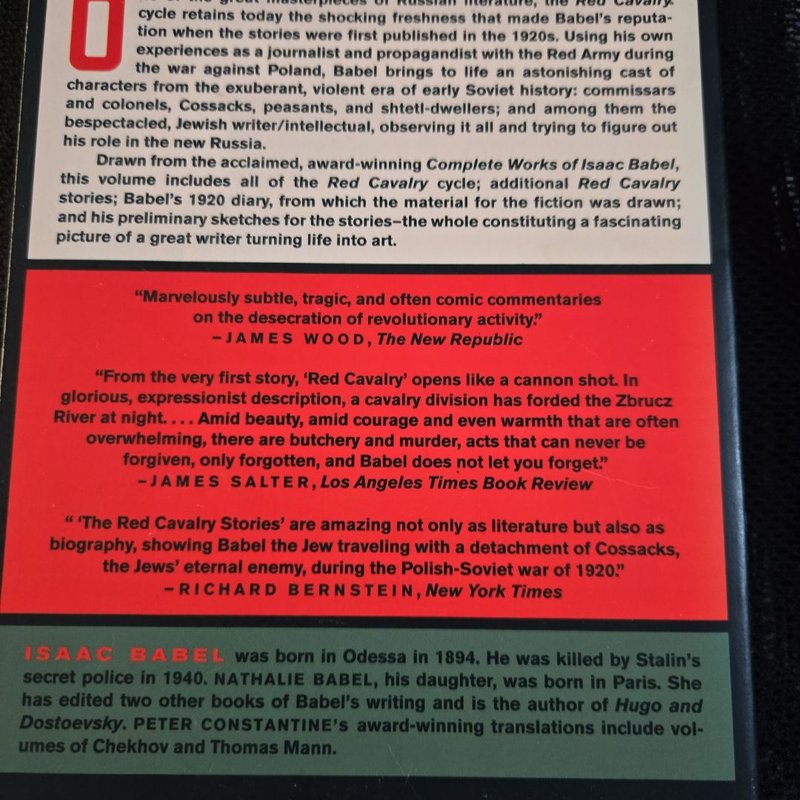 Red Cavalry by Peter Constantine, Isaac Babel, Michael Dirda