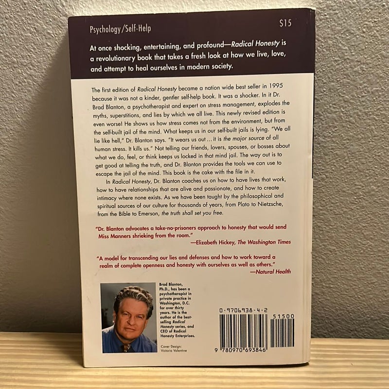 Radical Honesty, the New Revised Edition by Brad Blanton, Paperback ...