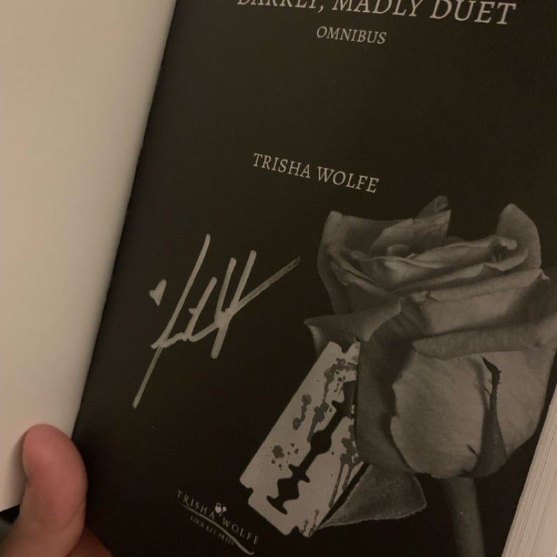 Darkly, Madly Duet SIGNED by Trisha Wolfe, Paperback | Pangobooks