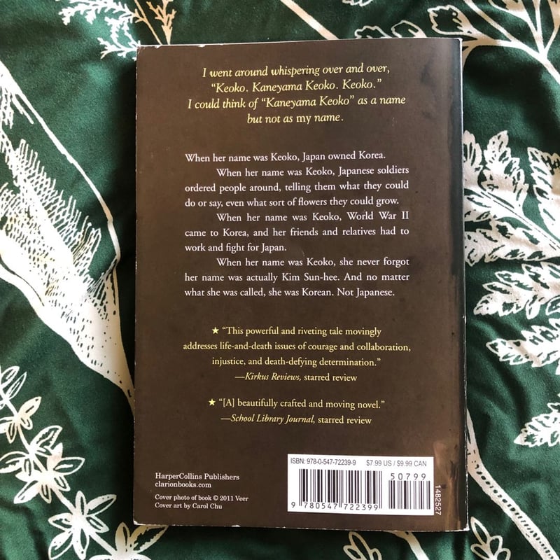 When My Name Was Keoko by Linda Sue Park