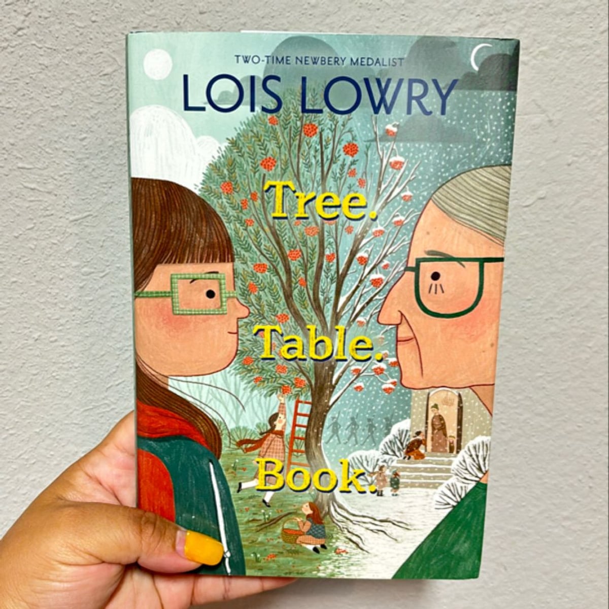 Tree. Table. Book by Lois Lowry