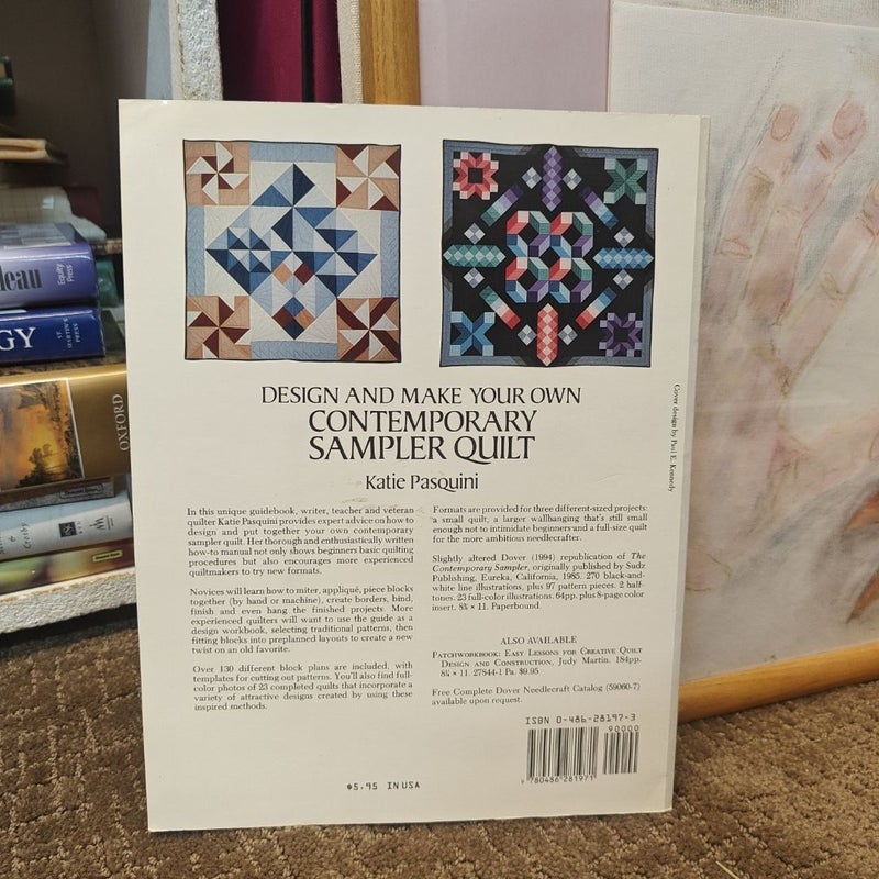 Design and Make Your Own Contemporary Sampler Quilt by Katie Pasquini ...