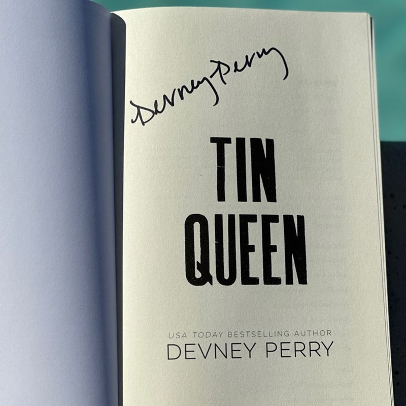 Signed by hand Two Books Bundle TIN QUEEN STONE PRINCESS by Devney ...