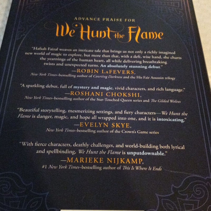 We Hunt the Flame by Hafsah Faizal, Hardcover | Pangobooks