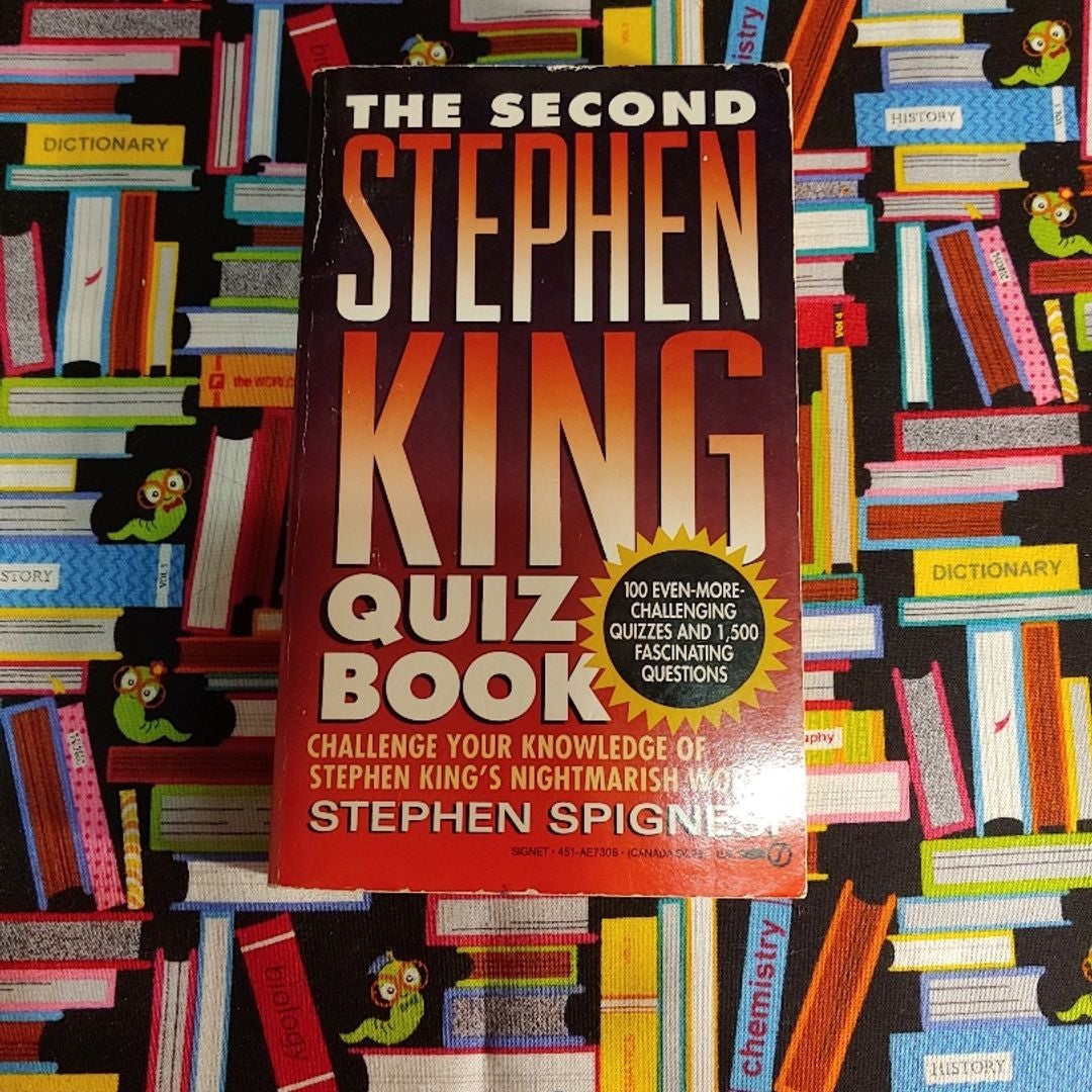 Stephen king quiz book by Stephen spignesi, Paperback | Pangobooks