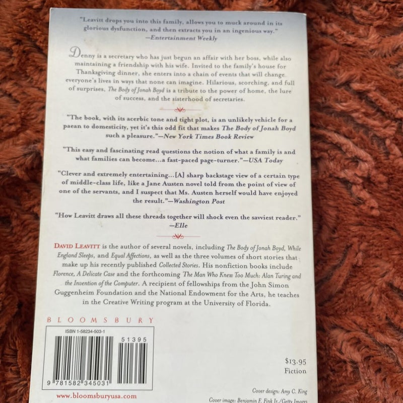 The Body of Jonah Boyd by David Leavitt