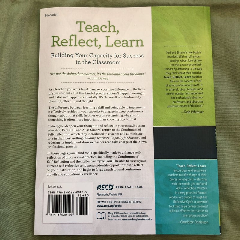Teach, Reflect, Learn by Pete Hall, Paperback | Pangobooks