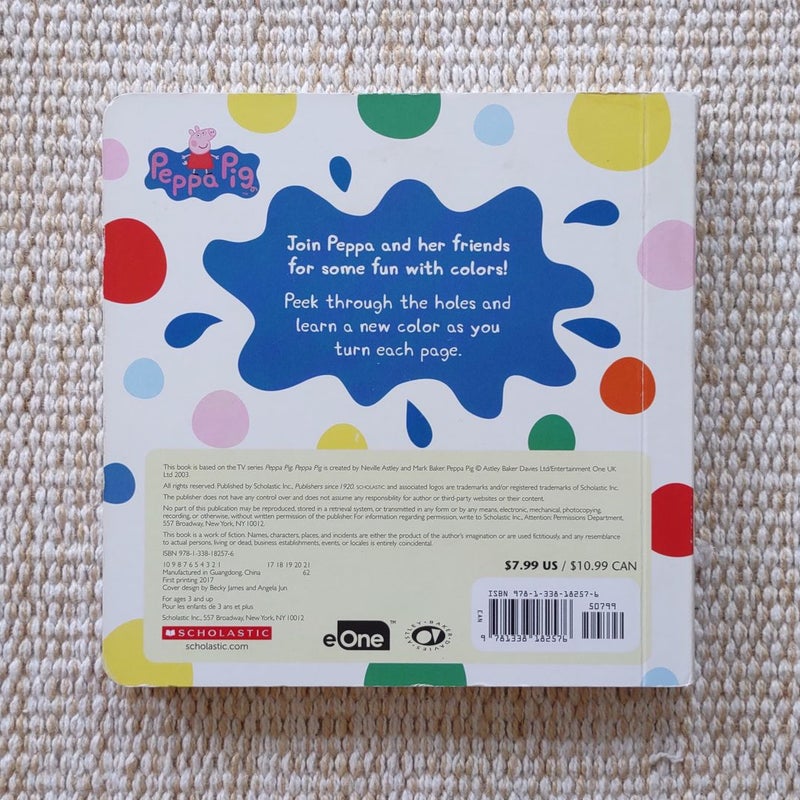 Peppa's First Colors (Peppa Pig) by Scholastic, Hardcover | Pangobooks