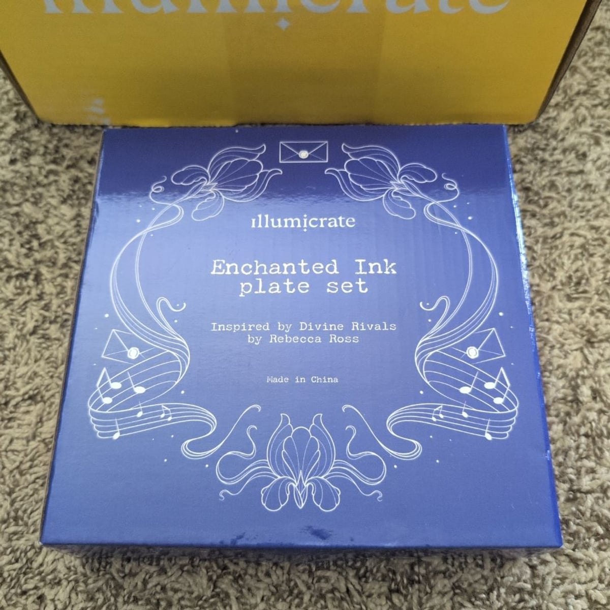 Divine Rivals Enchanted Ink Plate Set by Illumicrate , Hardcover ...